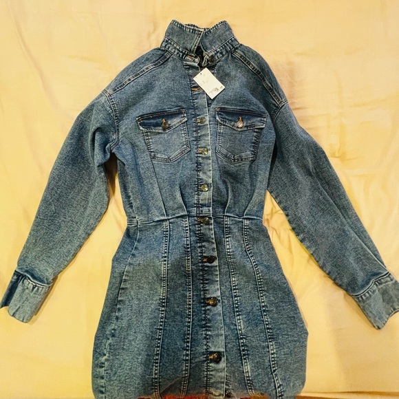 Divided | Dresses | Nwt Hm Divided Denim Dress | Poshmark
